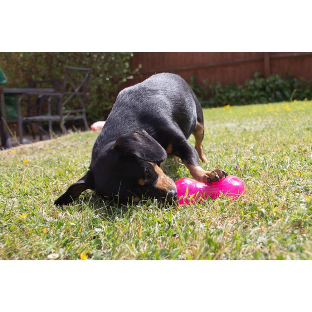 Rosewood Biosafe Pink Puppy Bone Toy | Wuffies